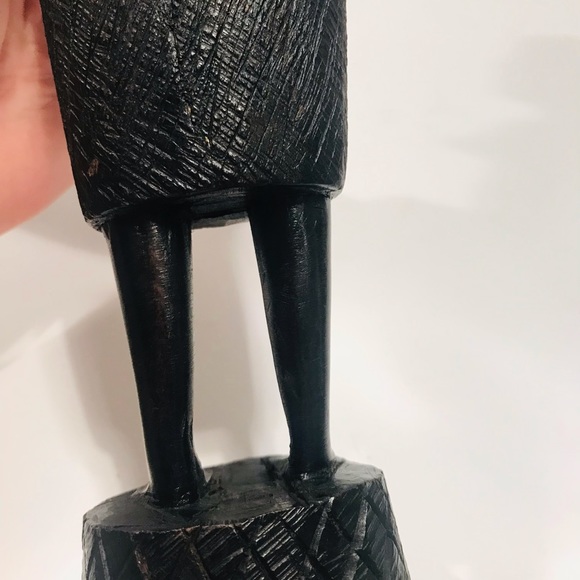 Besmo | Accents | Vintage African Ebony Wood Seminudewomen Carved ...